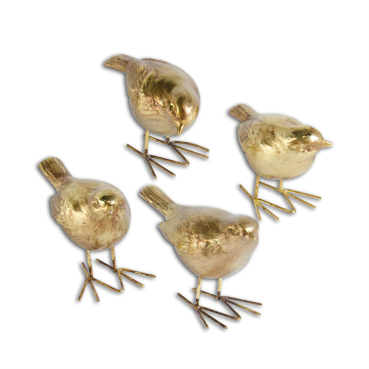 Gold Resin Birds Assorted Styles – Wildflowers