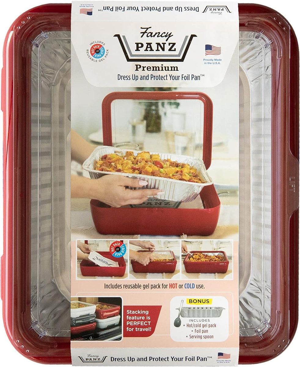 Red Fancy Panz 11x9 with Hot and Cold Pack – Wildflowers
