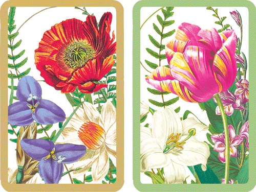 La Dolce Vita Large Type Bridge Playing Cards – Wildflowers