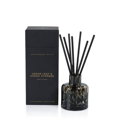 Opal Glass Reed Diffuser Cedar Leaf and Hinoki Cypress – Wildflowers