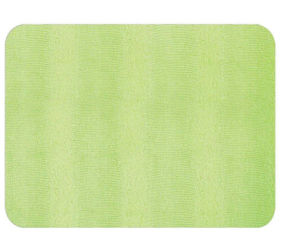 Green Lizard Print Rectangular Placemat – Wildflowers